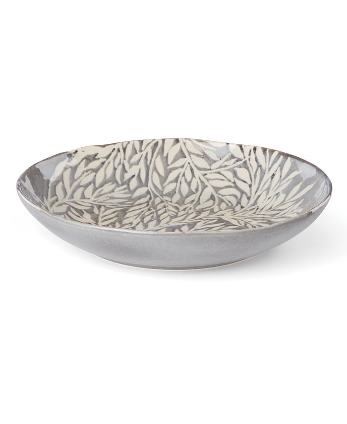 Lenox Textured Neutrals Large Serve Bowl - Macy's
