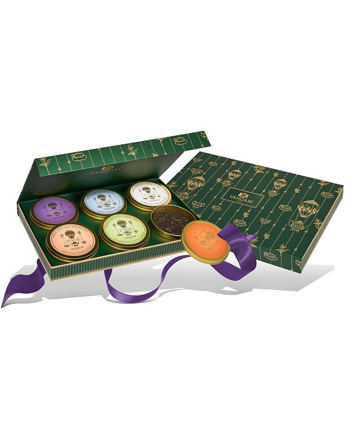 Vahdam Teas World Tea Assortment, Gift Set, 6 Teas 150 Servings - Macy's