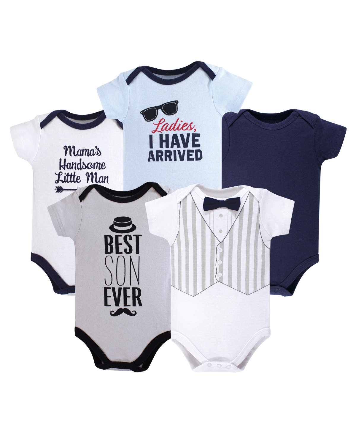 Click here for Hudson Baby Baby Boys Multipack of 5 Comfortable C... prices