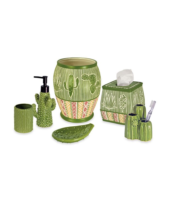 Destinations Cactus Waste Basket - Macy's
