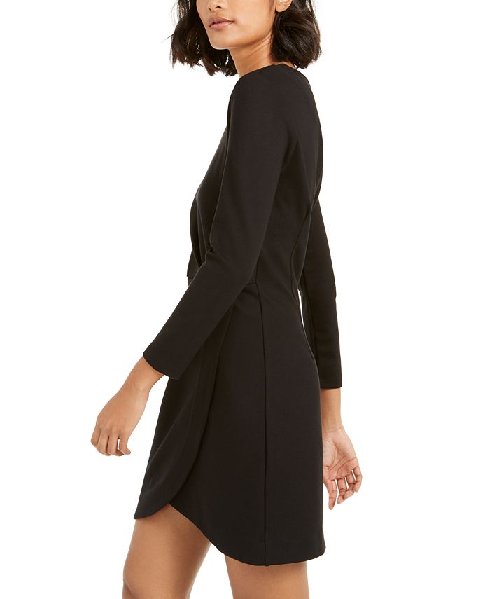 French Connection Lulu Faux-Wrap Dress - Macy's