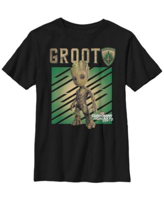 Fifth Sun Marvel Big Boy's Guardians Vol. 2 Baby Groot Shield Short ...