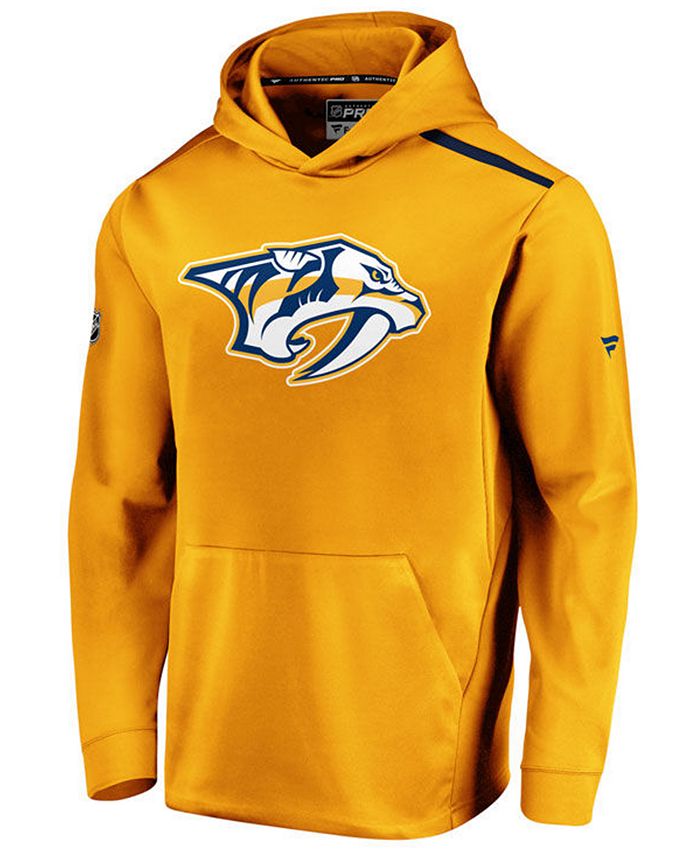Majestic Men's Nashville Predators Authentic Pro Rinkside Hoodie - Macy's