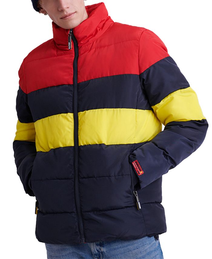 Superdry Men's Colorblocked Puffer Jacket - Macy's