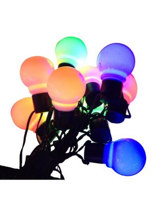 Kurt Adler 10 LED Old Time Party Light Set, Multicolor - Macy's