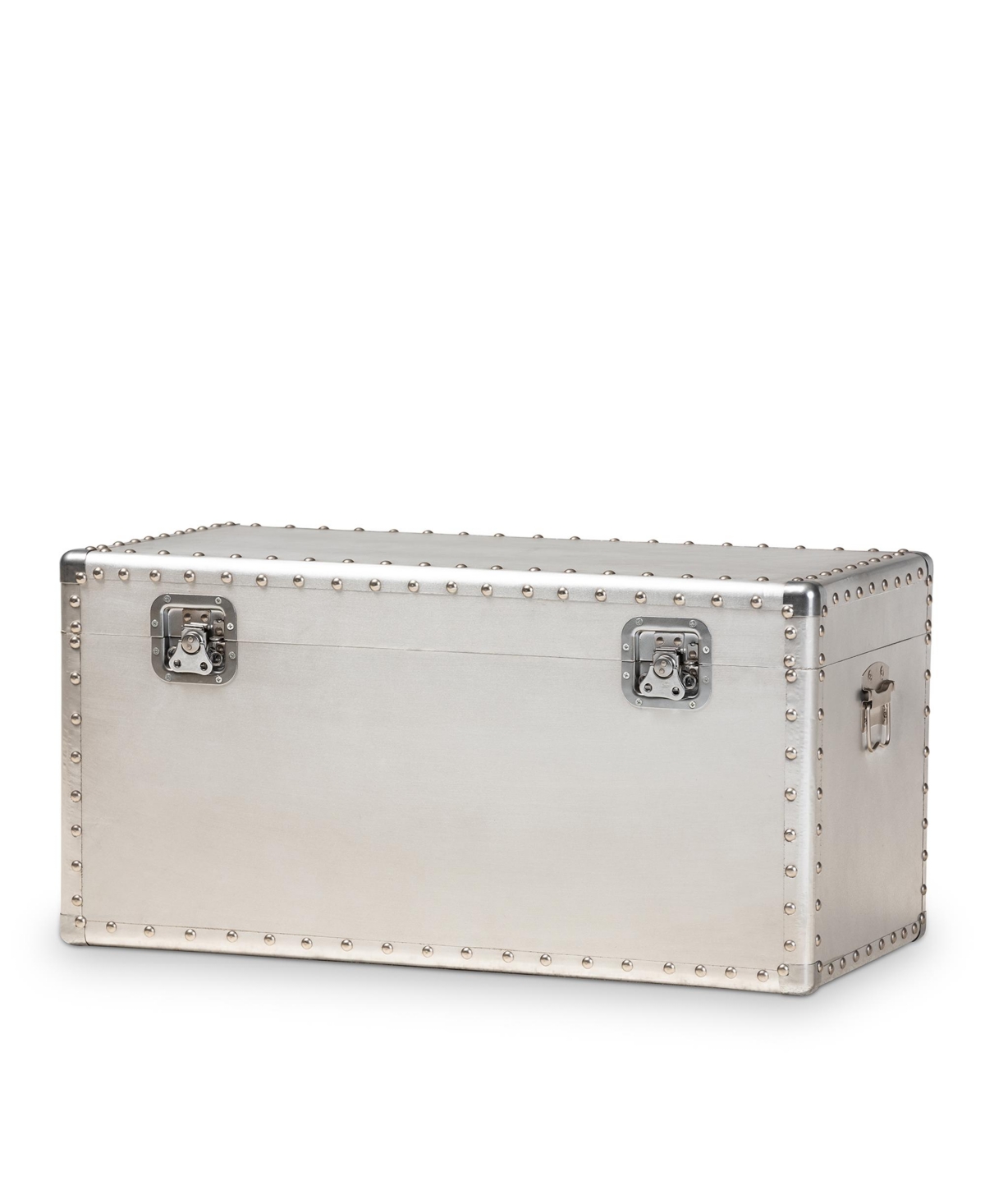 Baxton Studio Serge Metal Storage Trunk