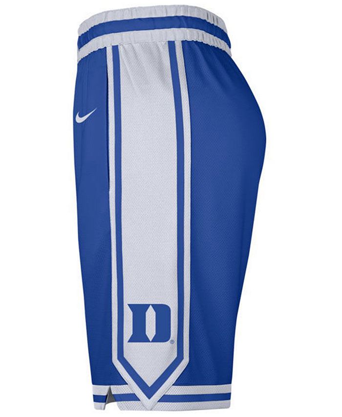 Nike Men's Duke Blue Devils Replica Basketball Road Shorts - Macy's