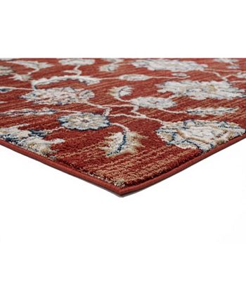 Asbury Looms Century Julius 4500 11238 912 Crimson 7'10" x 10'6" Area ...