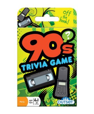 Outset Media 90s Trivia Card Game - Macy's