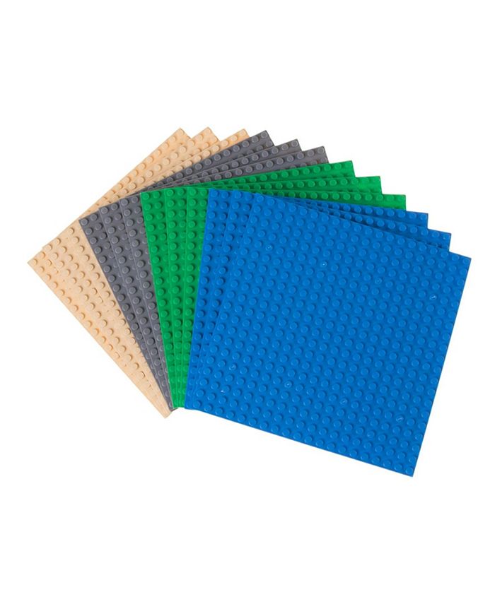 Strictly Briks Brick Construction Stackable Baseplates - 8 Baseplates ...
