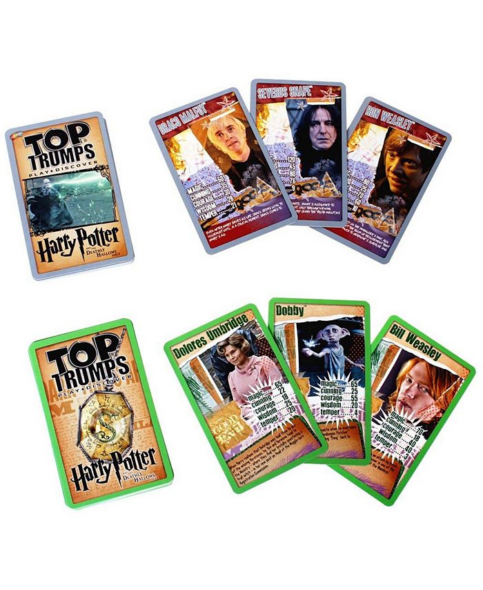 MasterPieces Puzzles Top Trumps Harry Potter Slytherin Top Trumps Card ...