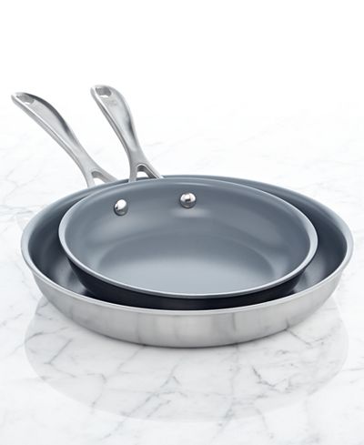 J.A. Henckels Zwilling Spirit Ceramic Nonstick 8" & 10" Skillet Set ...