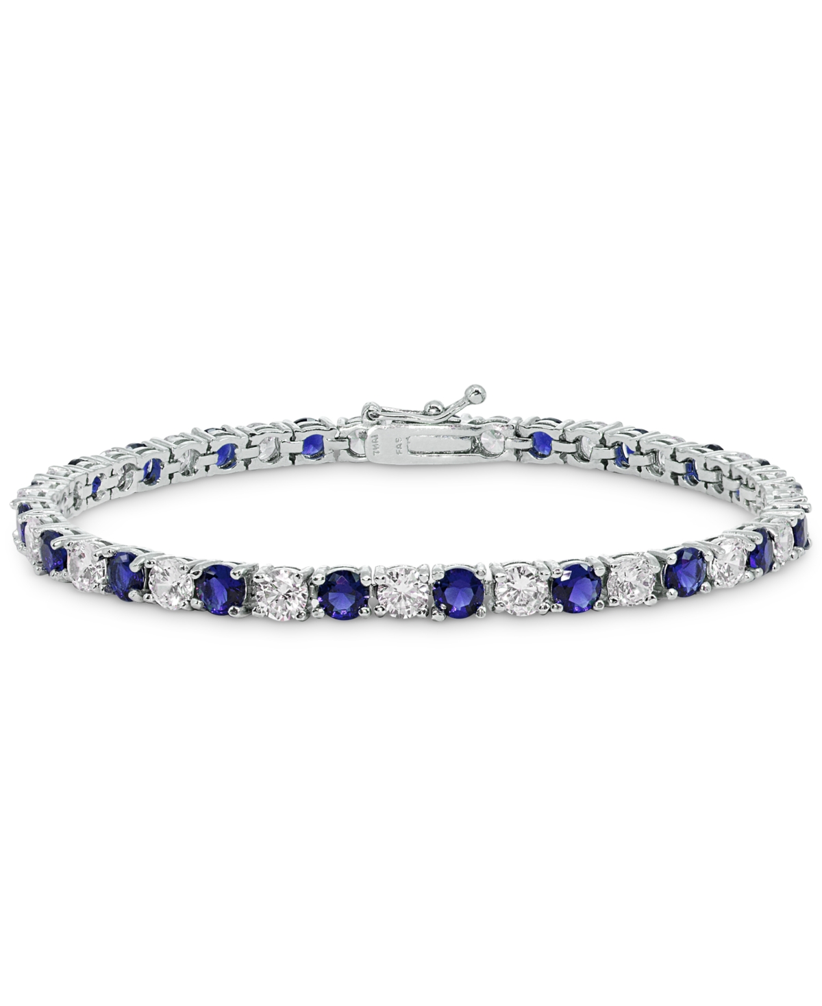 Click here for Cubic Zirconia Green Tennis Bracelet in Sterling S... prices