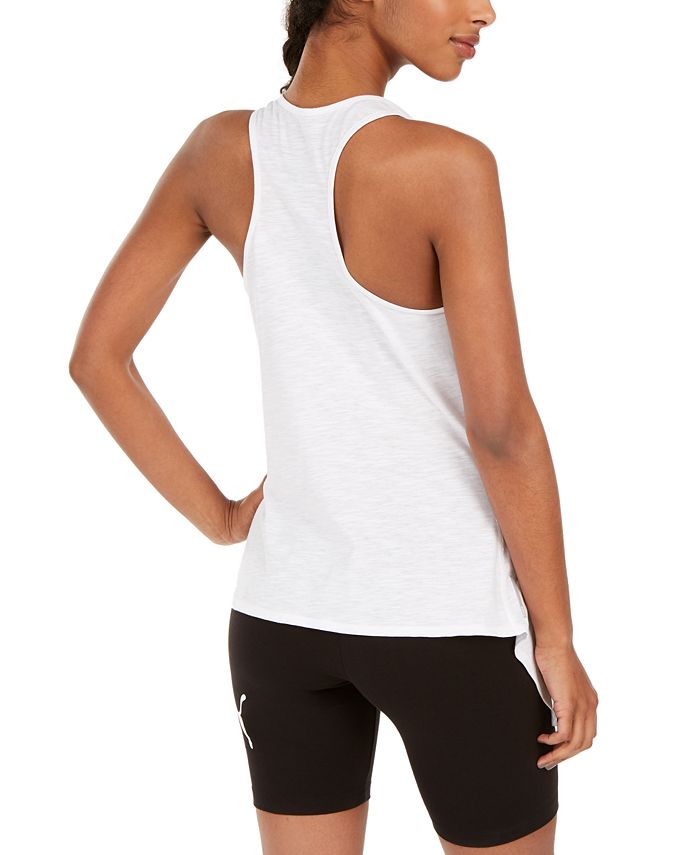 Puma Logo Tie Racerback Tank Top - Macy's