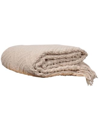 Battilo Knit Zig Zag Textured Woven Micro Chenille Throw - Macy's