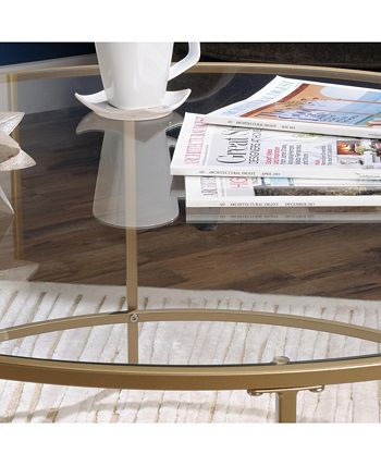 Sauder International Lux Round Coffee Table - Macy's