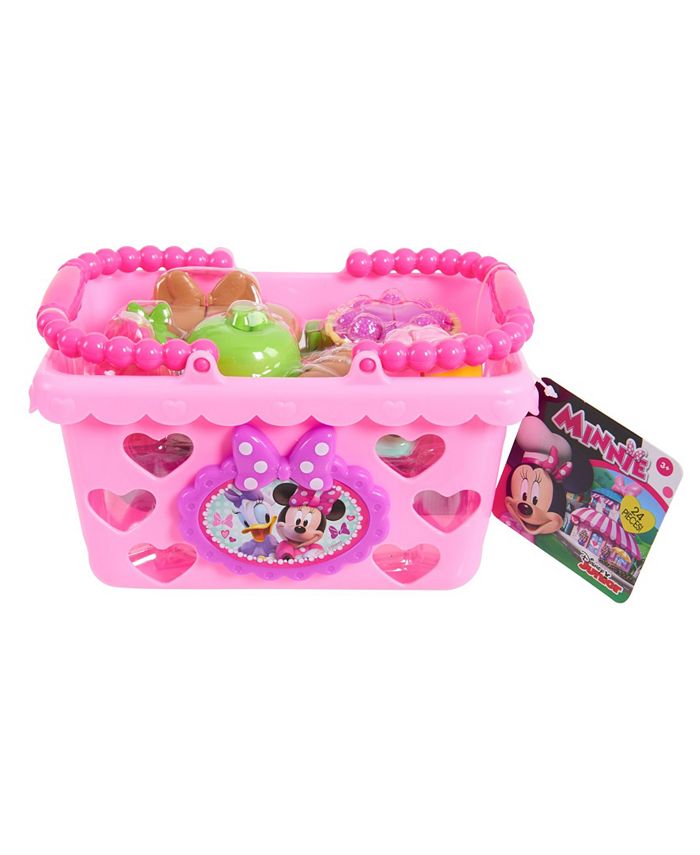 Minnie Mouse Minnie Bow-Tique Bowtastic Shopping Basket Set - Macy's