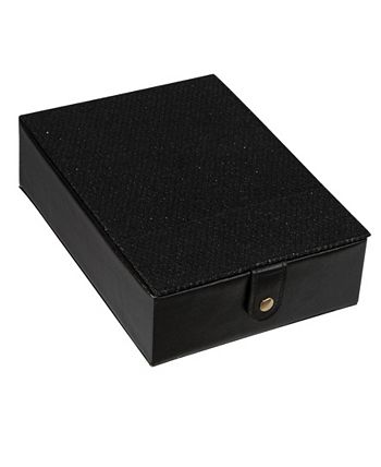 Ruby + Cash Multi Compartment Jewelry Organizer Box with Vanity Mirror ...