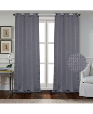 Dainty Home Times Square Window Panel Set, 76" x 84" - Macy's