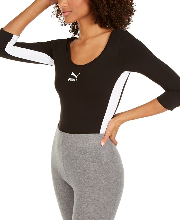 Puma Classics Logo Bodysuit - Macy's