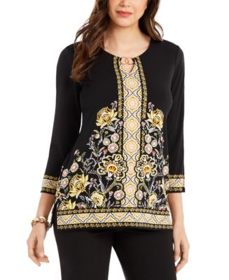 JM Collection Printed Tunic, Created for Macy's - Macy's