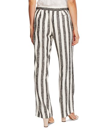 Vince Camuto Striped Drawstring Pants - Macy's