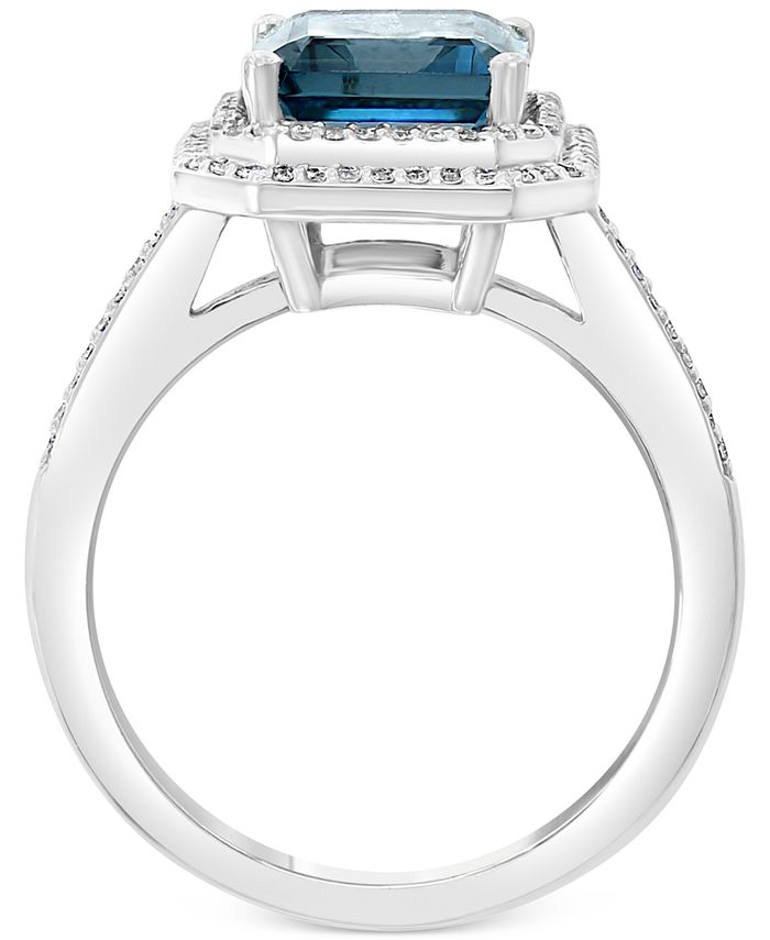 EFFY Collection EFFY® London Blue Topaz (3-7/8 ct. t.w.) & Diamond (1/4 ...