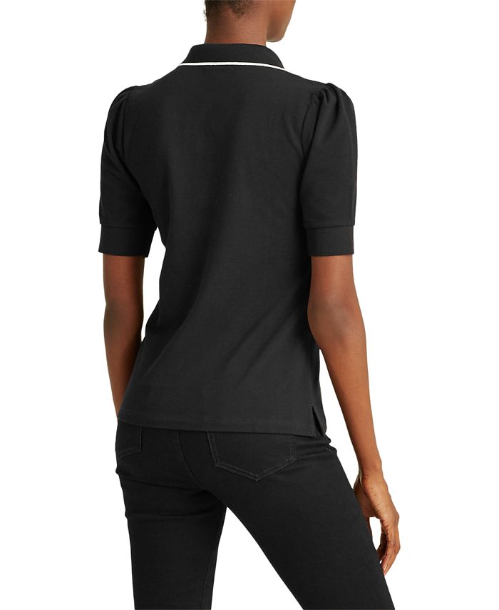 Lauren Ralph Lauren Puffed-Sleeve Polo - Macy's
