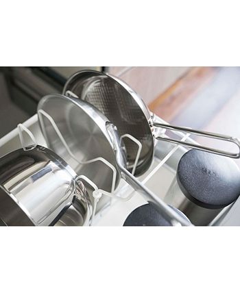 Yamazaki Tower Adjustable Pot Lid Frying Pan Organizer - Macy's