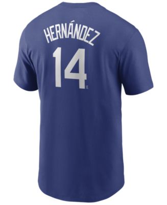 Nike Men's Enrique Hernandez Los Angeles Dodgers Name and Number Player ...