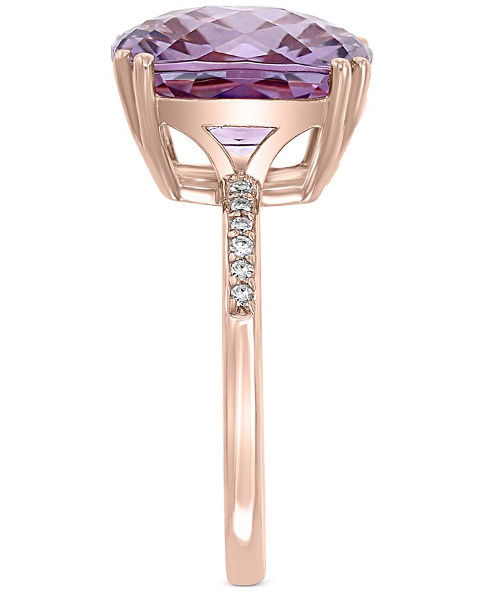 EFFY Collection EFFY® Amethyst (5-3/8 ct. t.w.) & Diamond (1/20 ct. t.w ...