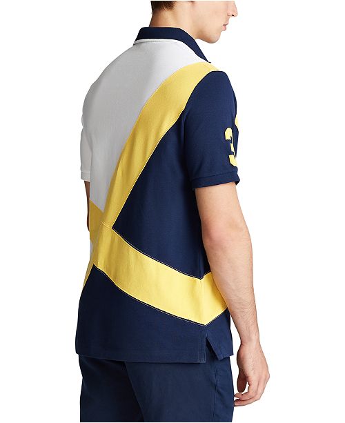 Polo Ralph Lauren Men's Custom Slim-Fit Mesh Polo & Reviews - Polos ...