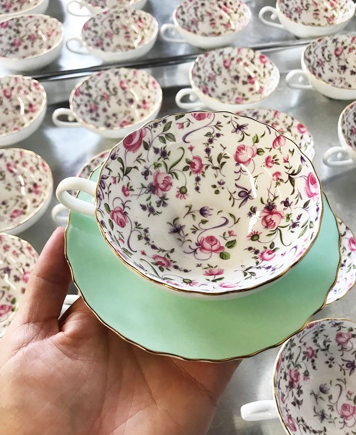 Dot & Lil Honeysuckle Teacup Candle - Macy's