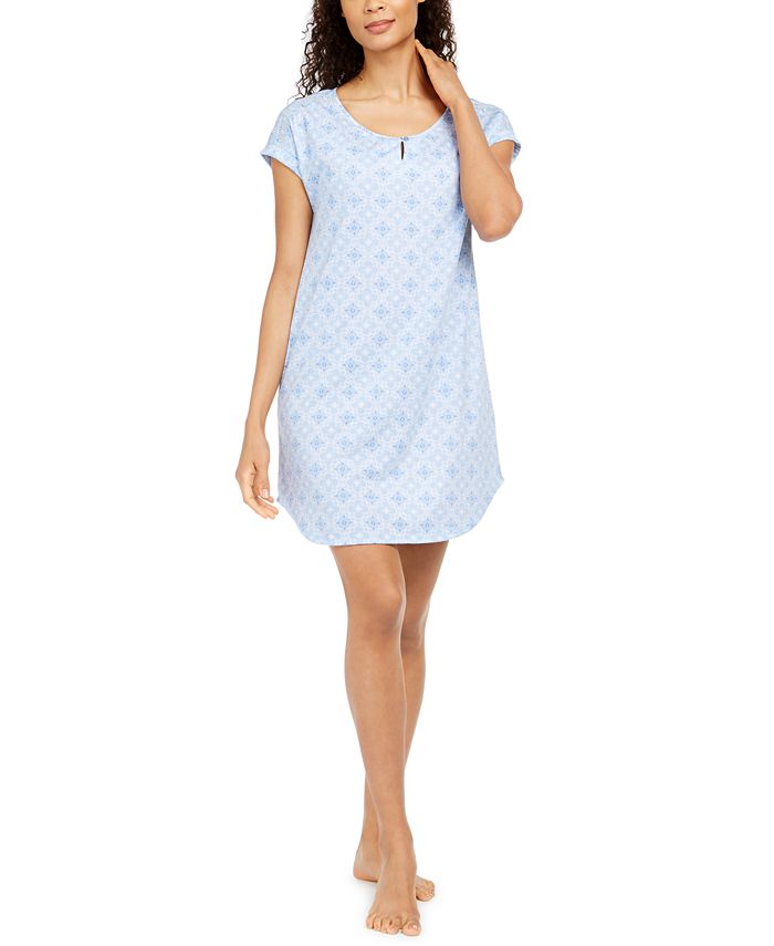 Charter Club Cotton Sleepshirt Nightgown, Created for Macy's - Macy's