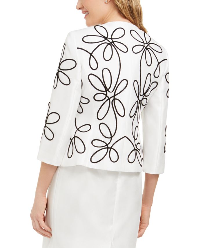 Kasper Braided-Trim Jacket - Macy's