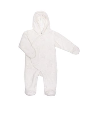 Snugabye Dream Baby Boys and Girls Hooded Sherpa Pram Suit - Macy's