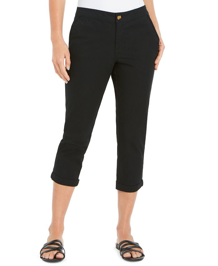 Style & Co Cuffed Capri Pants, Created for Macy's - Macy's
