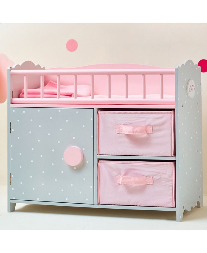 Redbox Olivia's Little World Polka Dots Princess Baby Doll Crib with ...