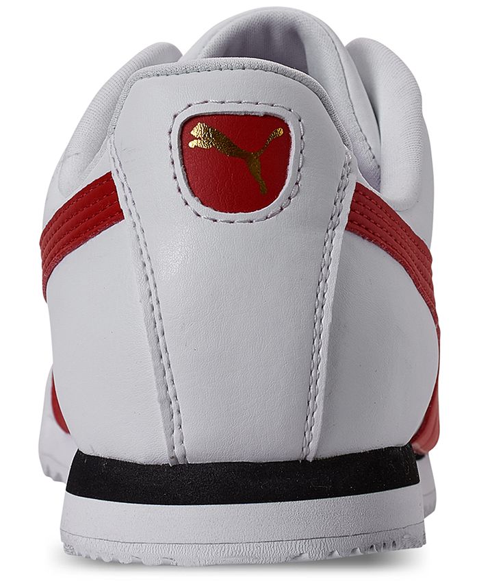 Puma Men's Roma Basic+ Casual Sneakers from Finish Line - Macy's