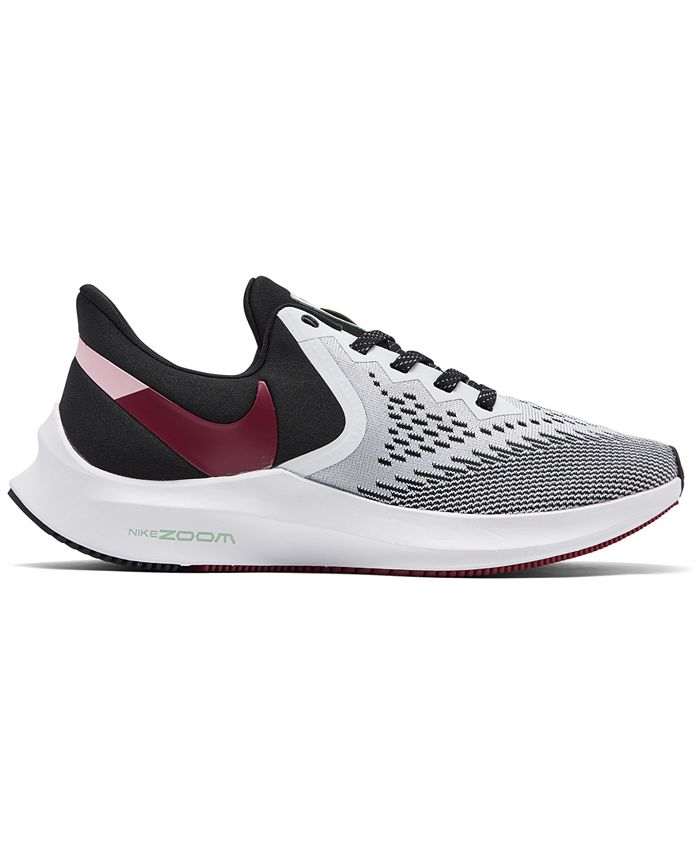 Nike Women's Air Zoom Winflo 6 Running Sneakers from Finish Line - Macy's