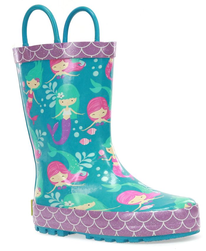 Western Chief Little Girls Merry Mermaids Rain Boot & Reviews - All ...