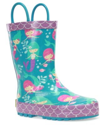 Western Chief Little Girls Merry Mermaids Rain Boot - Macy's