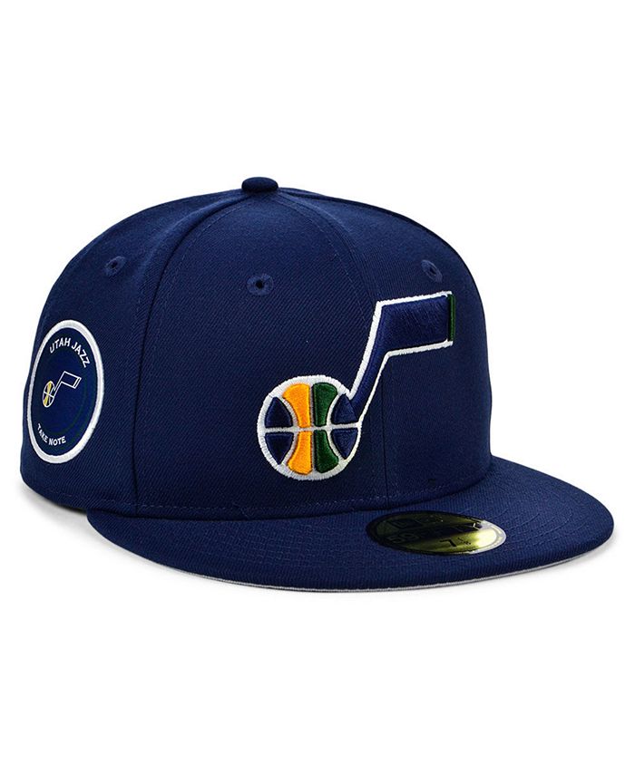 New Era Utah Jazz The Circle Patch 59FIFTY-FITTED Cap - Macy's