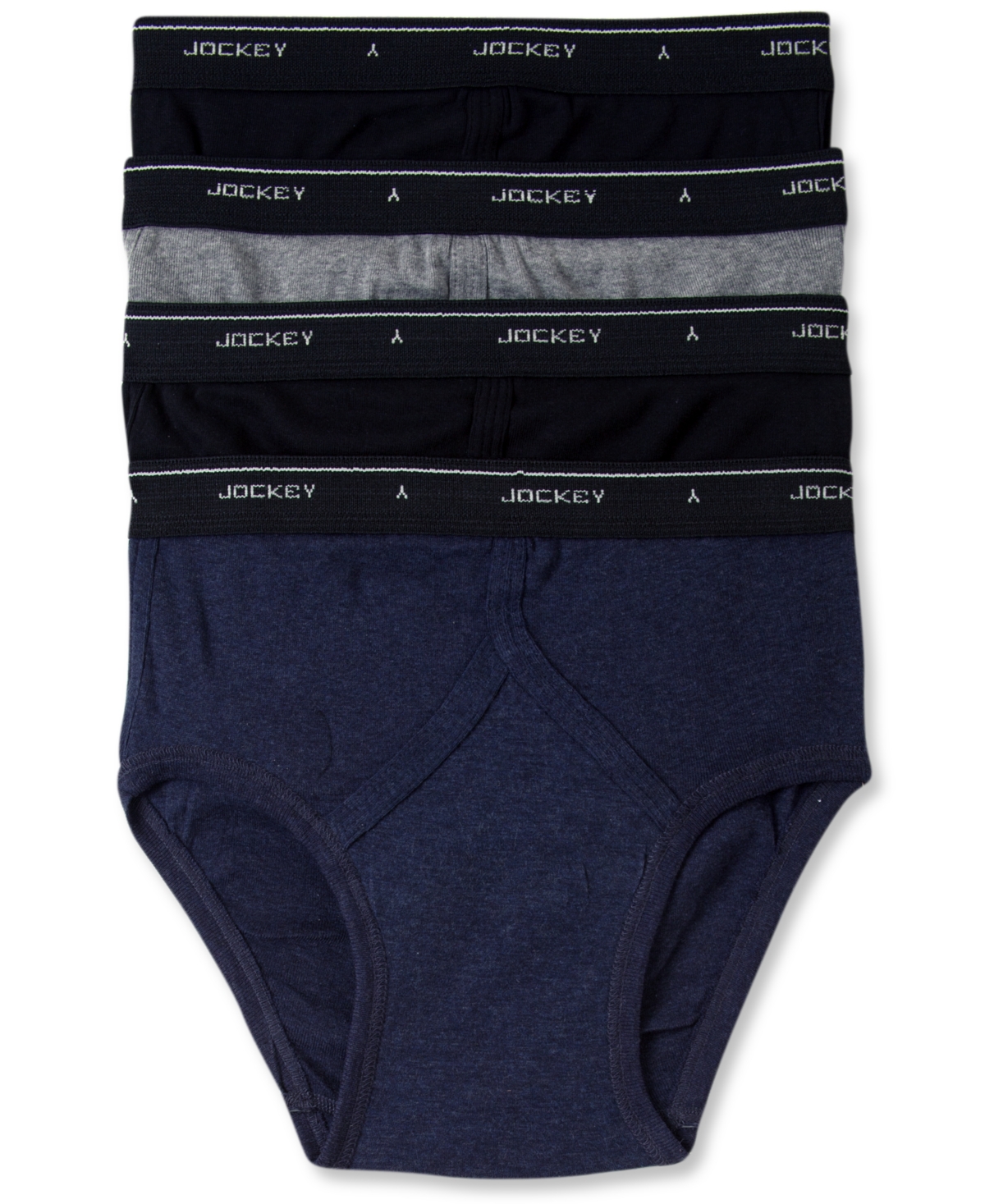 Click here for Mens 4-Pack Classic Low-Rise Briefs - Navy  Black... prices