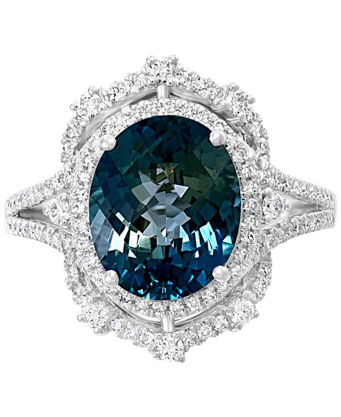 EFFY Collection EFFY® London Blue Topaz (4-3/4 ct. t.w.) & Diamond (1/2 ...