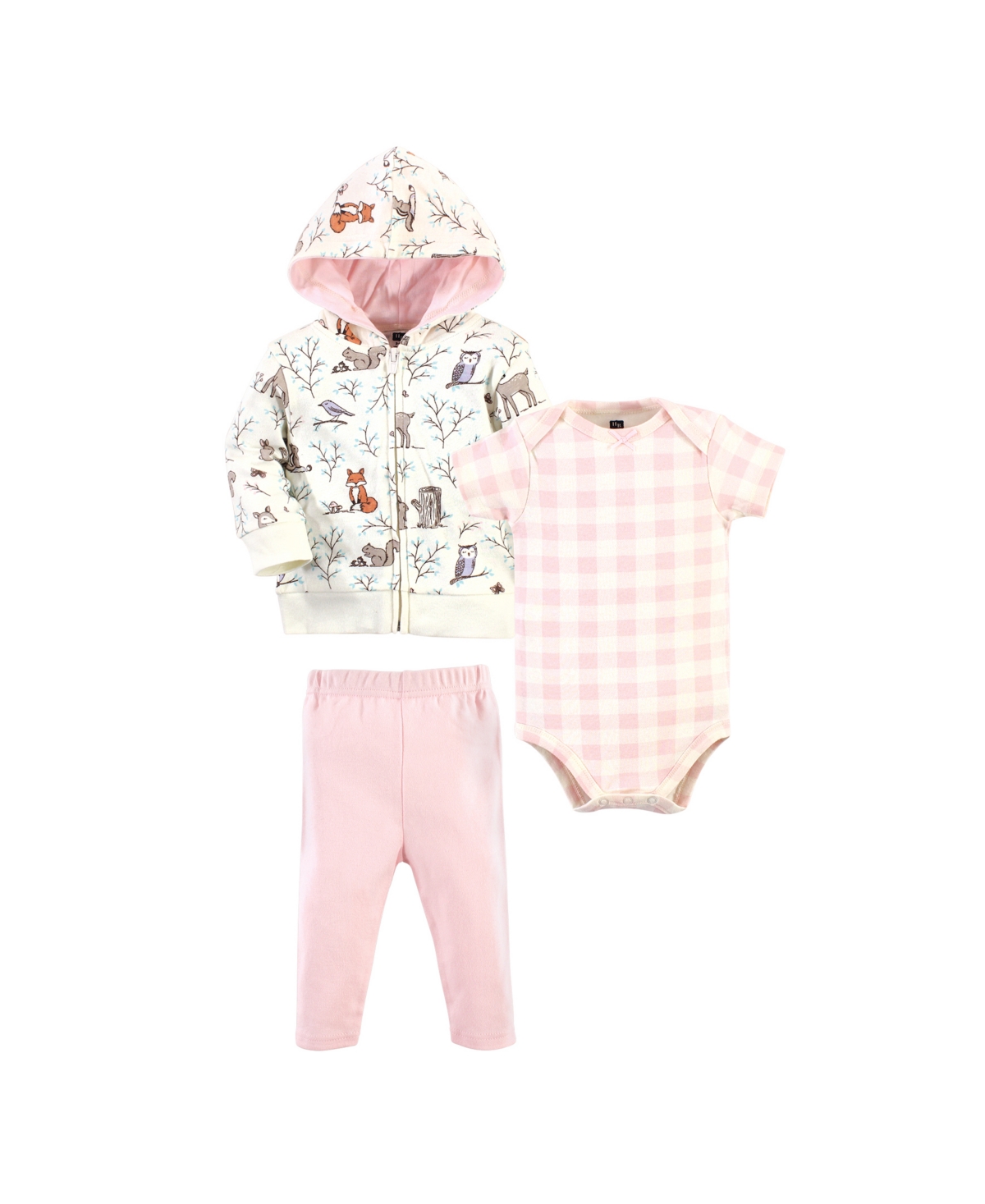 Click here for Hudson Baby Baby Girls Hudson Cotton Hoodie  Bodys... prices