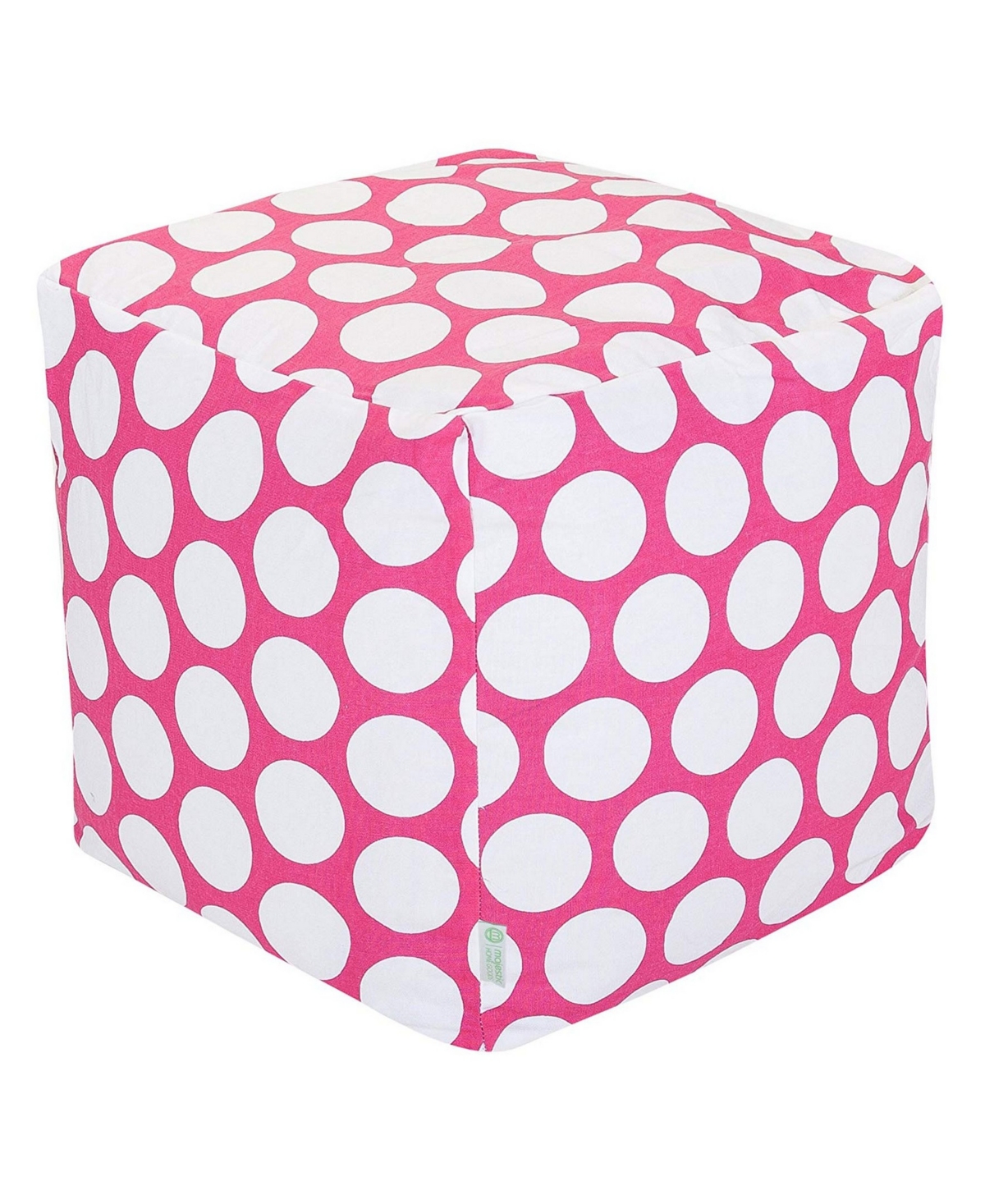 Click here for Majestic Home Goods Large Polka Dot Ottoman Pouf C... prices