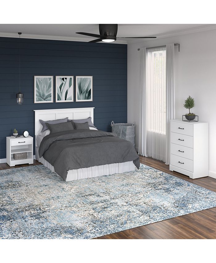 Kathy Ireland Home by Bush Furniture River Brook Full/Queen Size ...