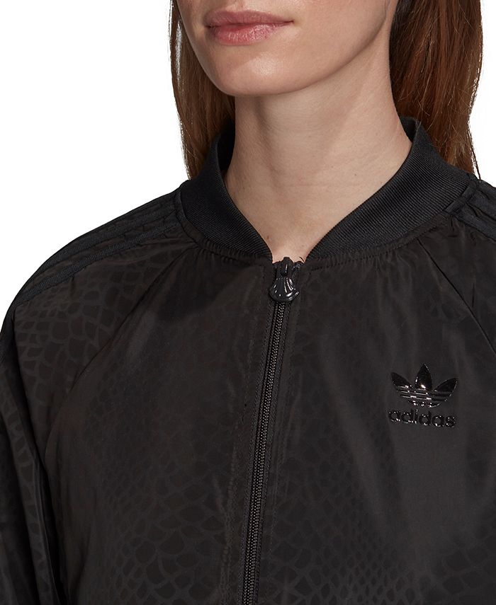 adidas Women's Snake-Print Track Jacket - Macy's