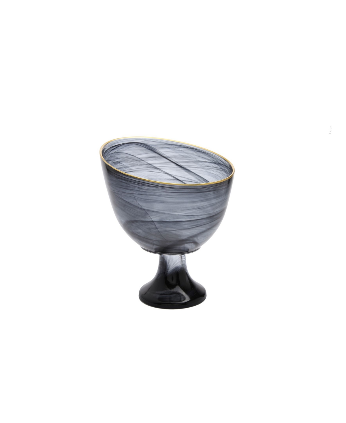 Click here for Classic Touch Footed Candy Bowl with Trim - Black prices